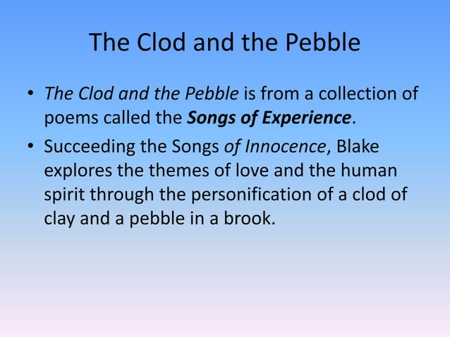 theclodandthepebble | PDF