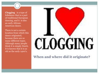 The clog dance | PPT