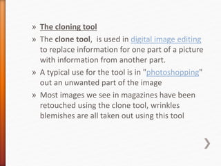 The cloning tool | PPT