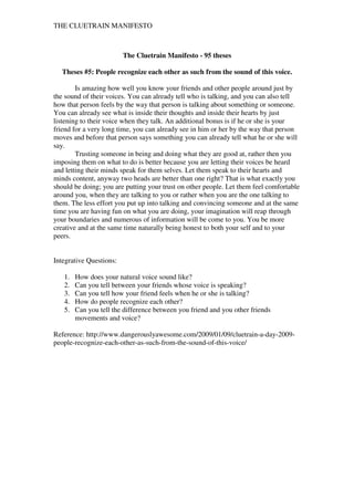 The Cluetrain Manifesto 1 15 Chapters | PDF