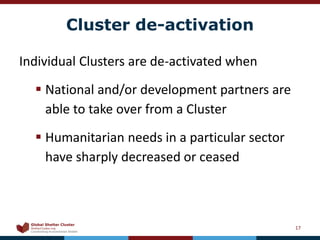 The Cluster Approach Presentation.ppt
