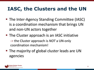 The Cluster Approach Presentation.ppt