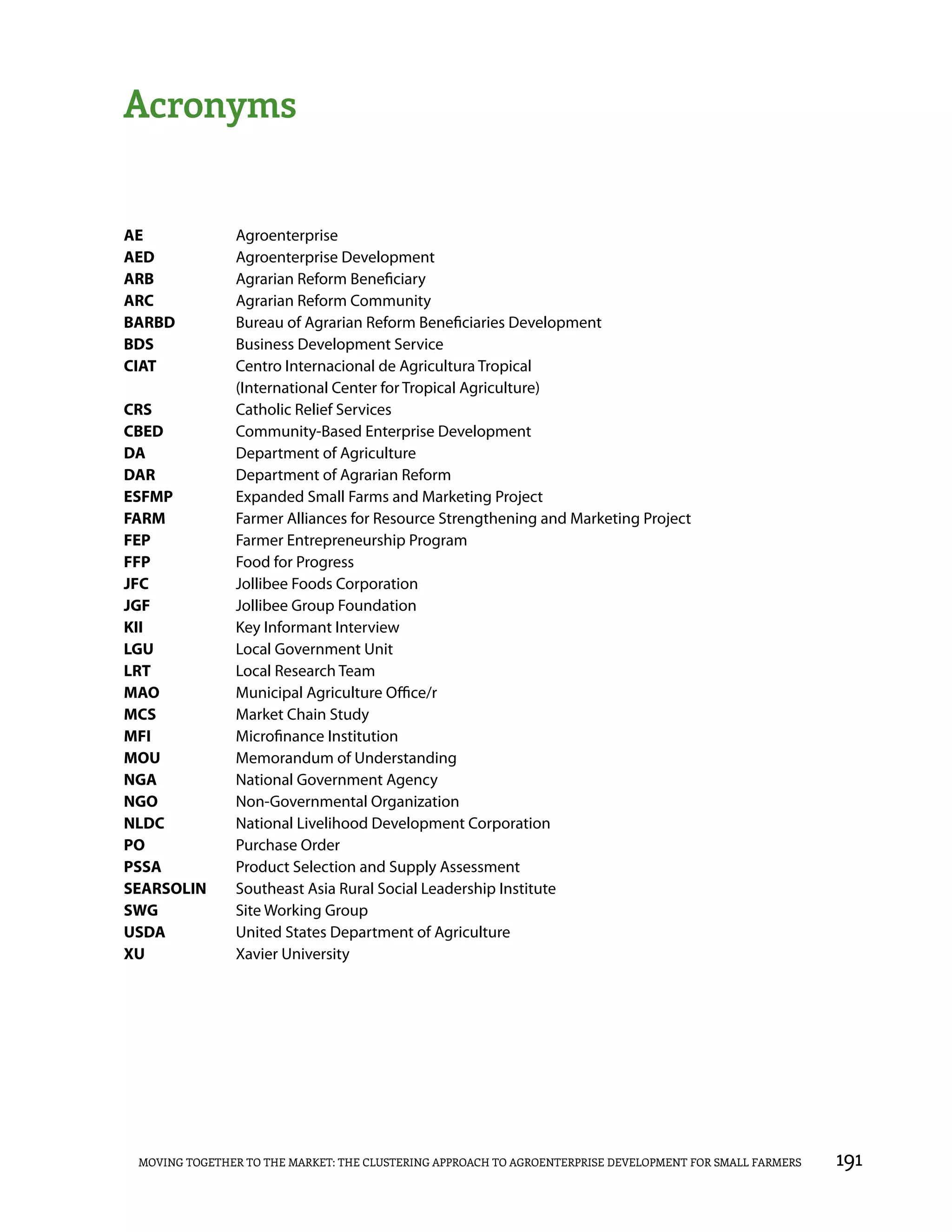 The Clustering Approach to Agroenterprise Development for Small Farmers.pdf