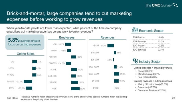 The CMO Survey - Highlights and Insights Report - Fall 2024 | PDF
