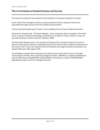 The co evolution of symbol systems and society | PDF