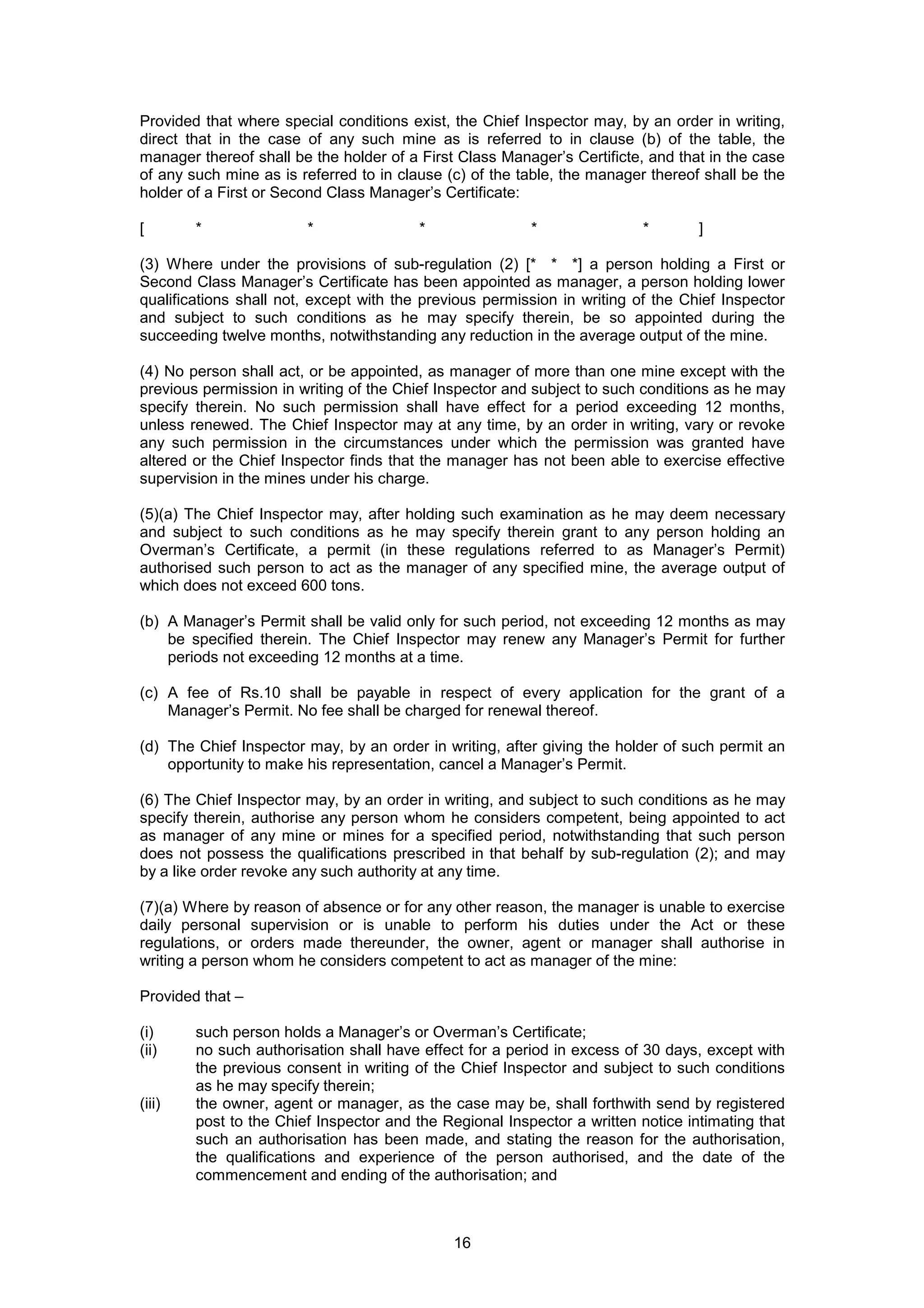 The coal mines regulation, 1957 | PDF