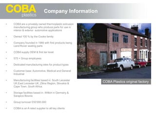 COBA Plastics | PPT