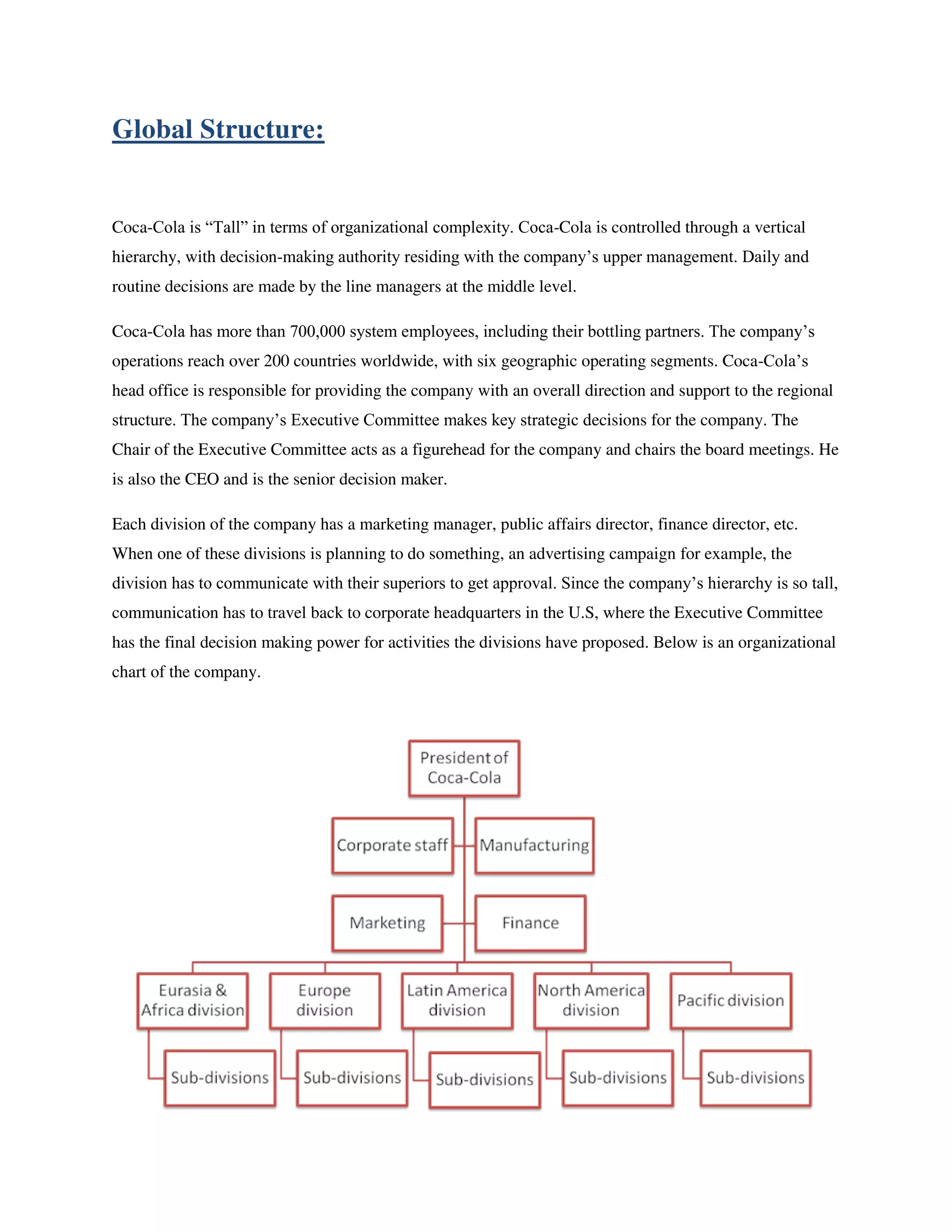The Coca Cola company | PDF