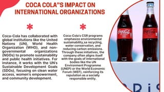 The Coca-Cola company and its impact on our world | PDF