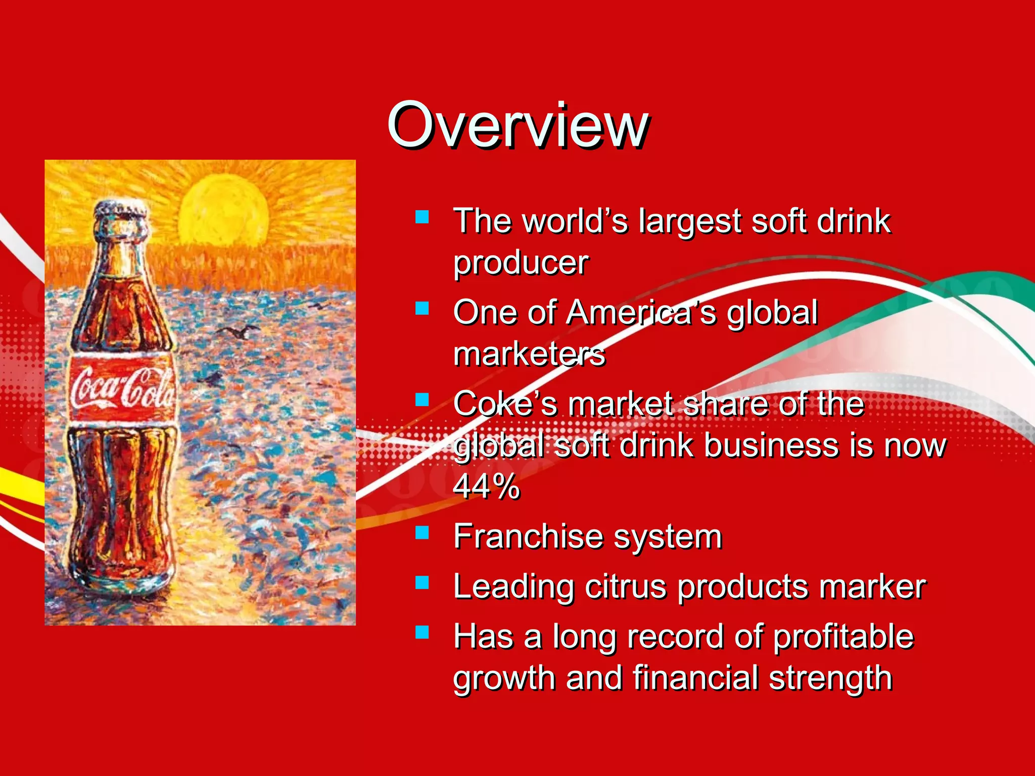 The coca cola company analysis | PPT