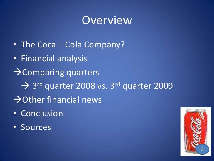 Financial analysis of The Coca-Cola Company