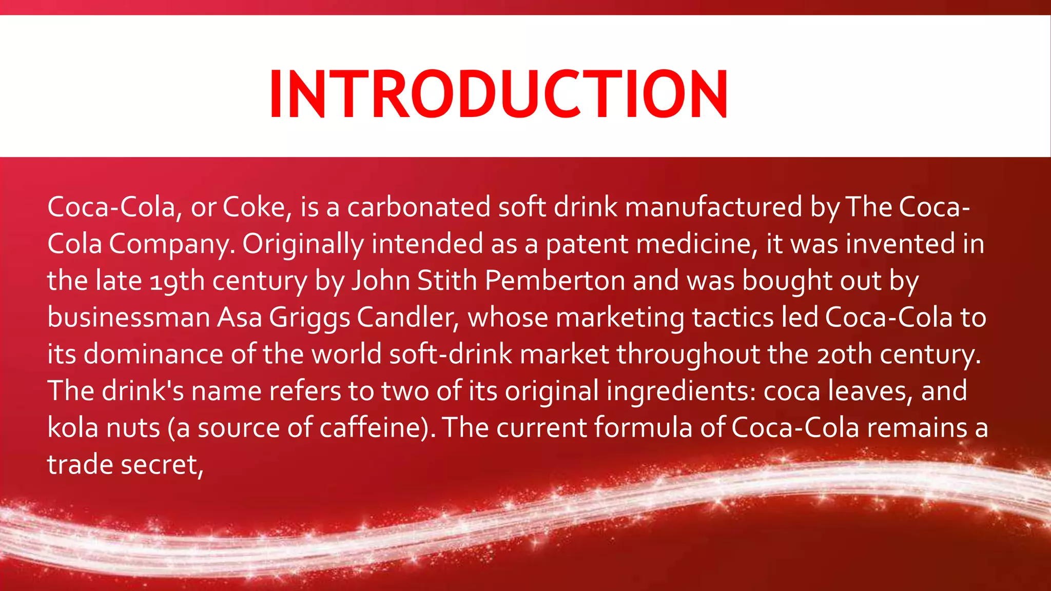 The coca cola company | PPTX