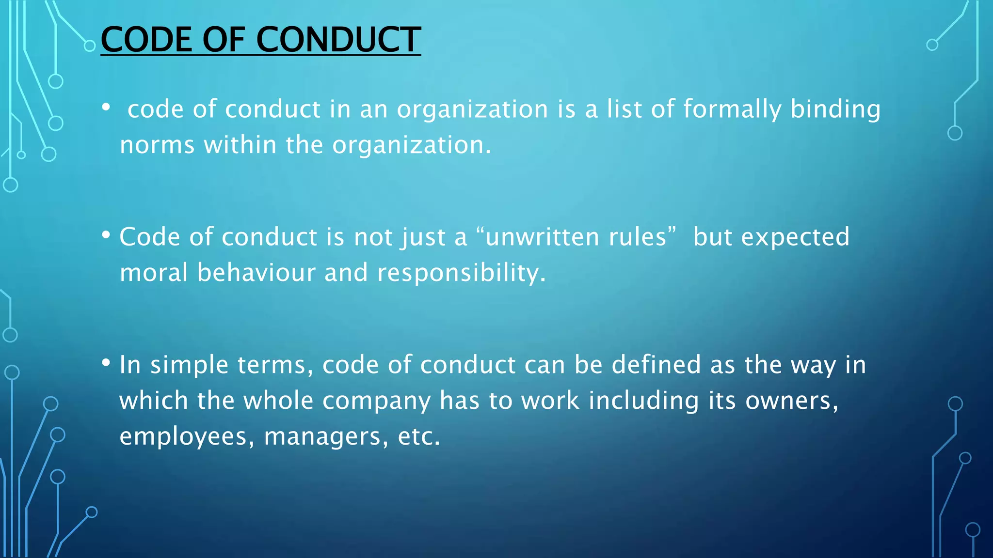 The coca cola company-Code of Conduct | PPTX