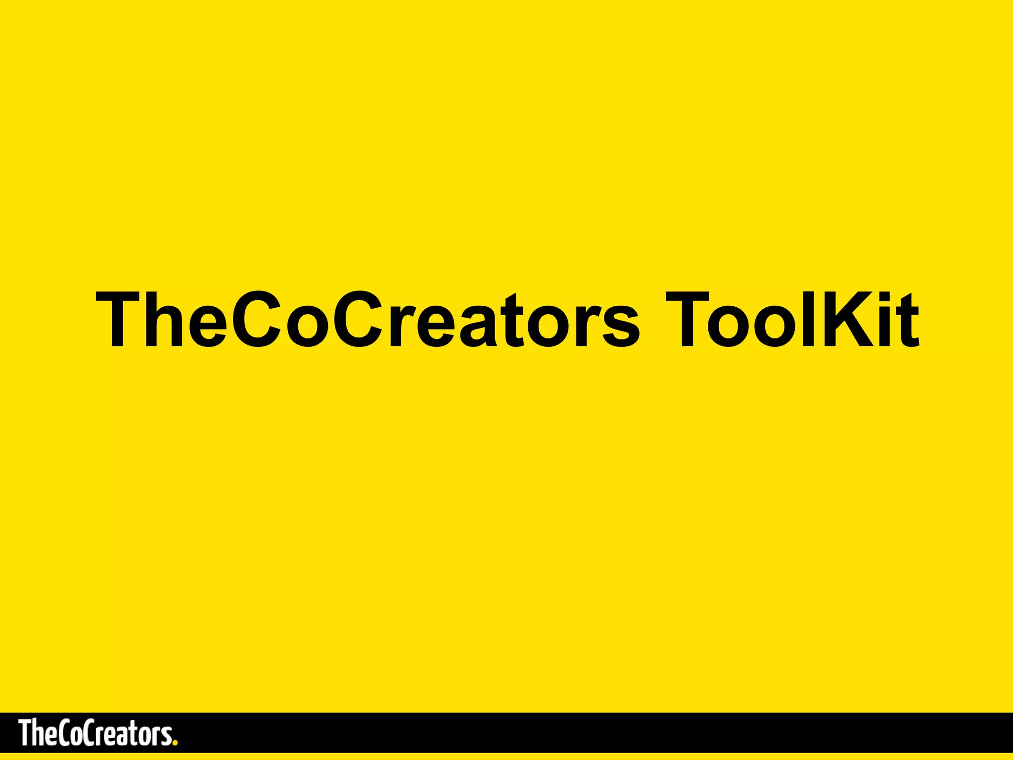 TheCoCreators Cocreatie Toolkit NL | PPTX
