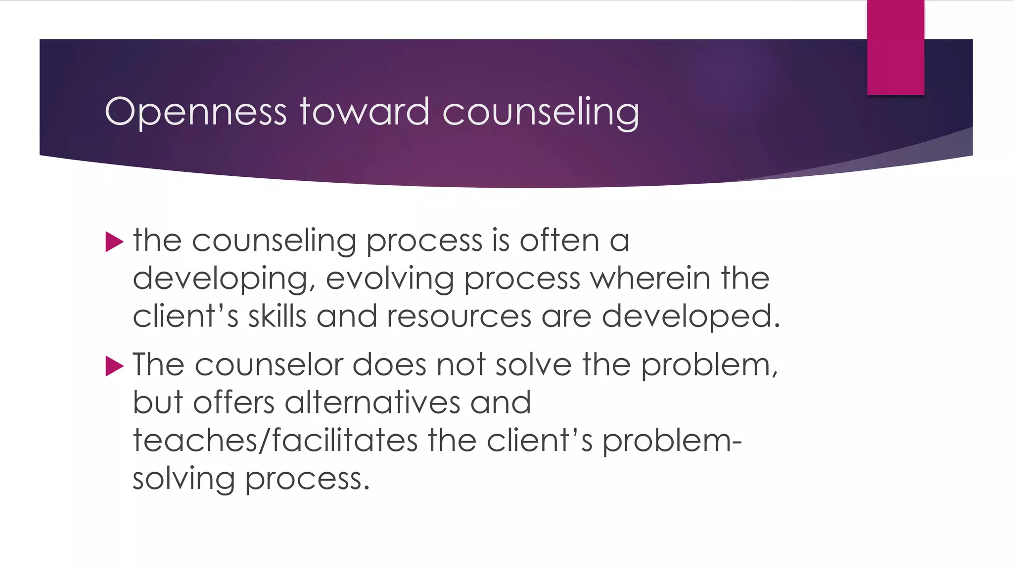 The code of ethics for counselors | PPTX