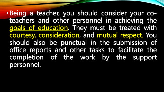 The Code of Ethics for Professional Teachers.pptx | Professional School ...