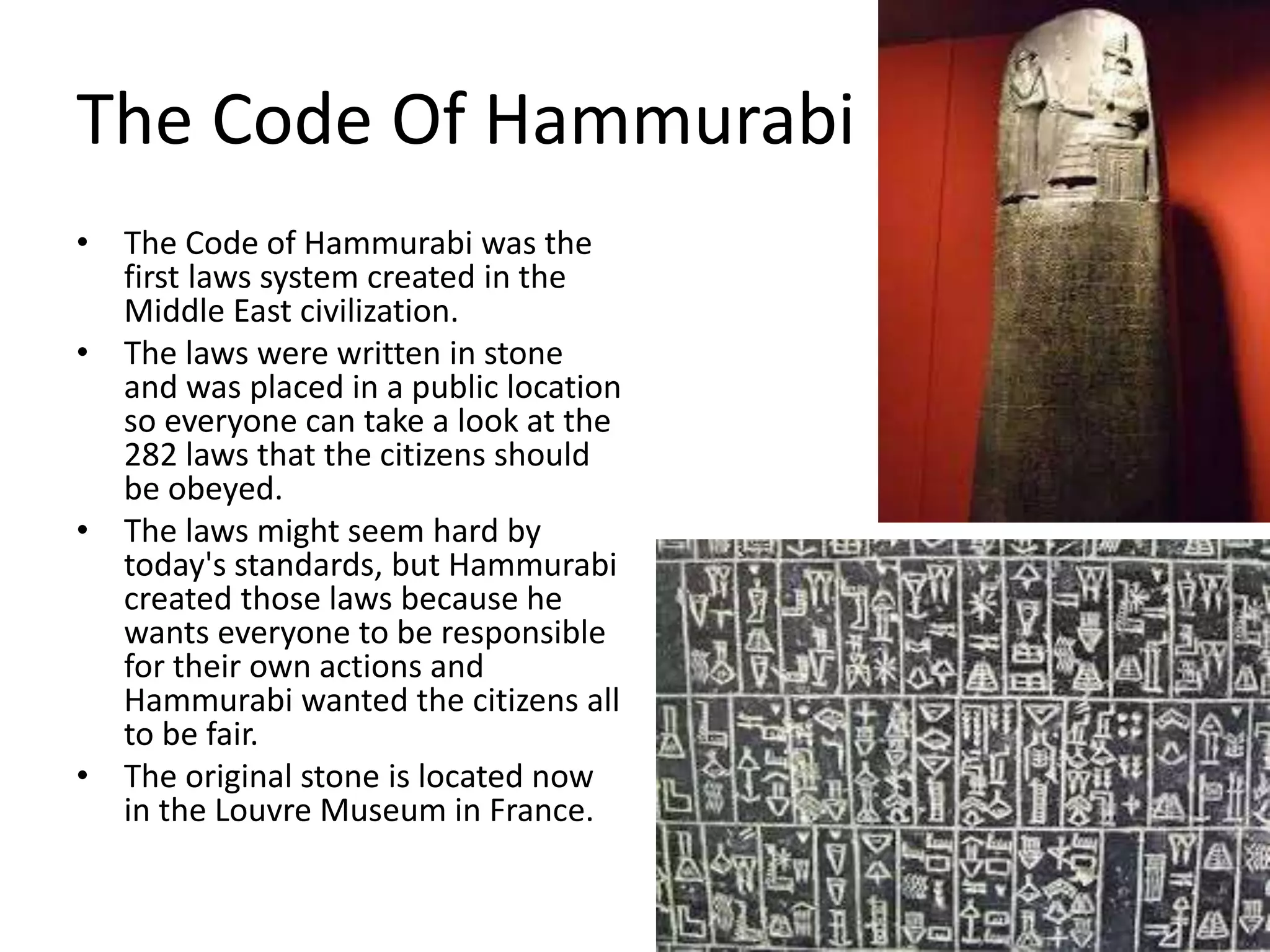 The code of hammurabi | PPTX