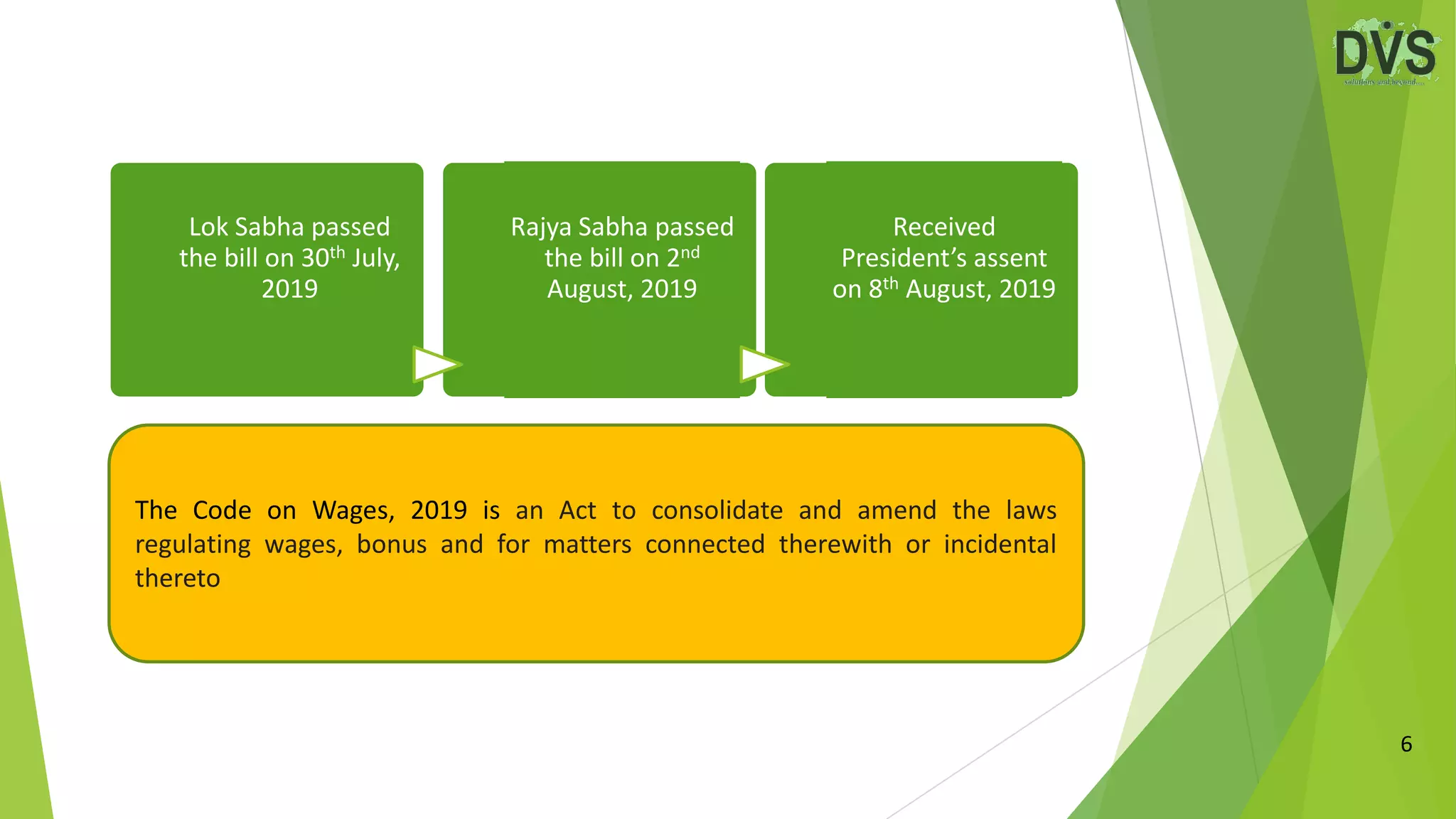 The Code on Wages, 2019 - Part I | PDF