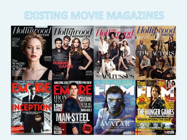 The Codes and Conventions of Movie Magazine Covers | PPTX | Comics and ...