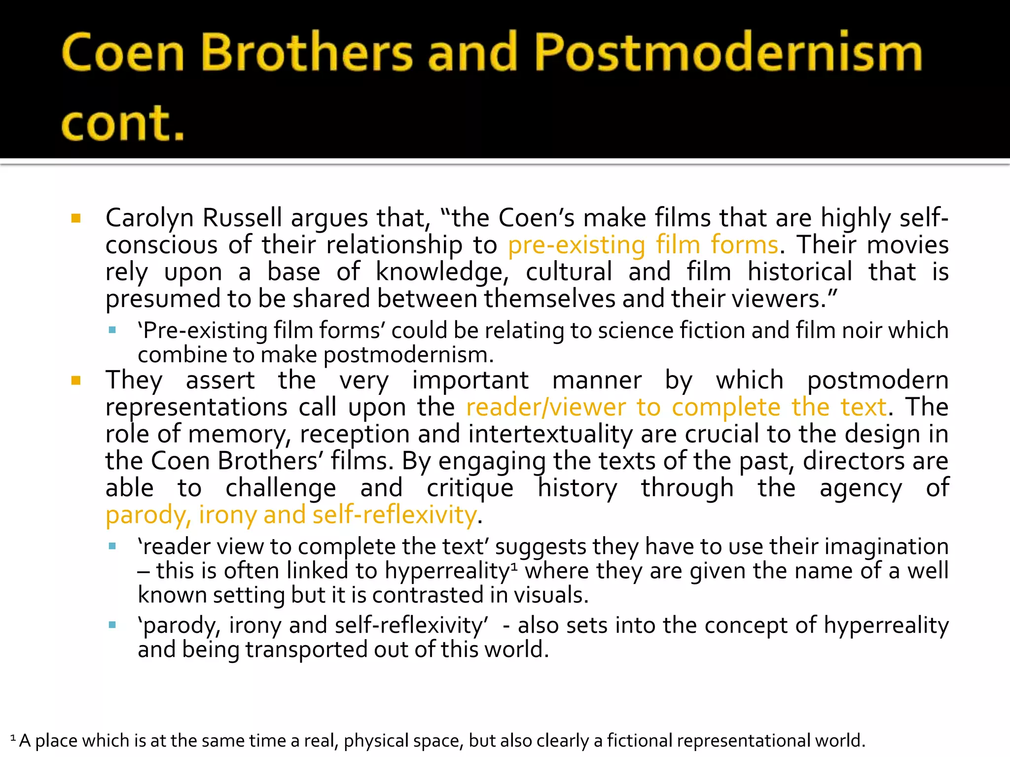 The coen brothers | PPTX