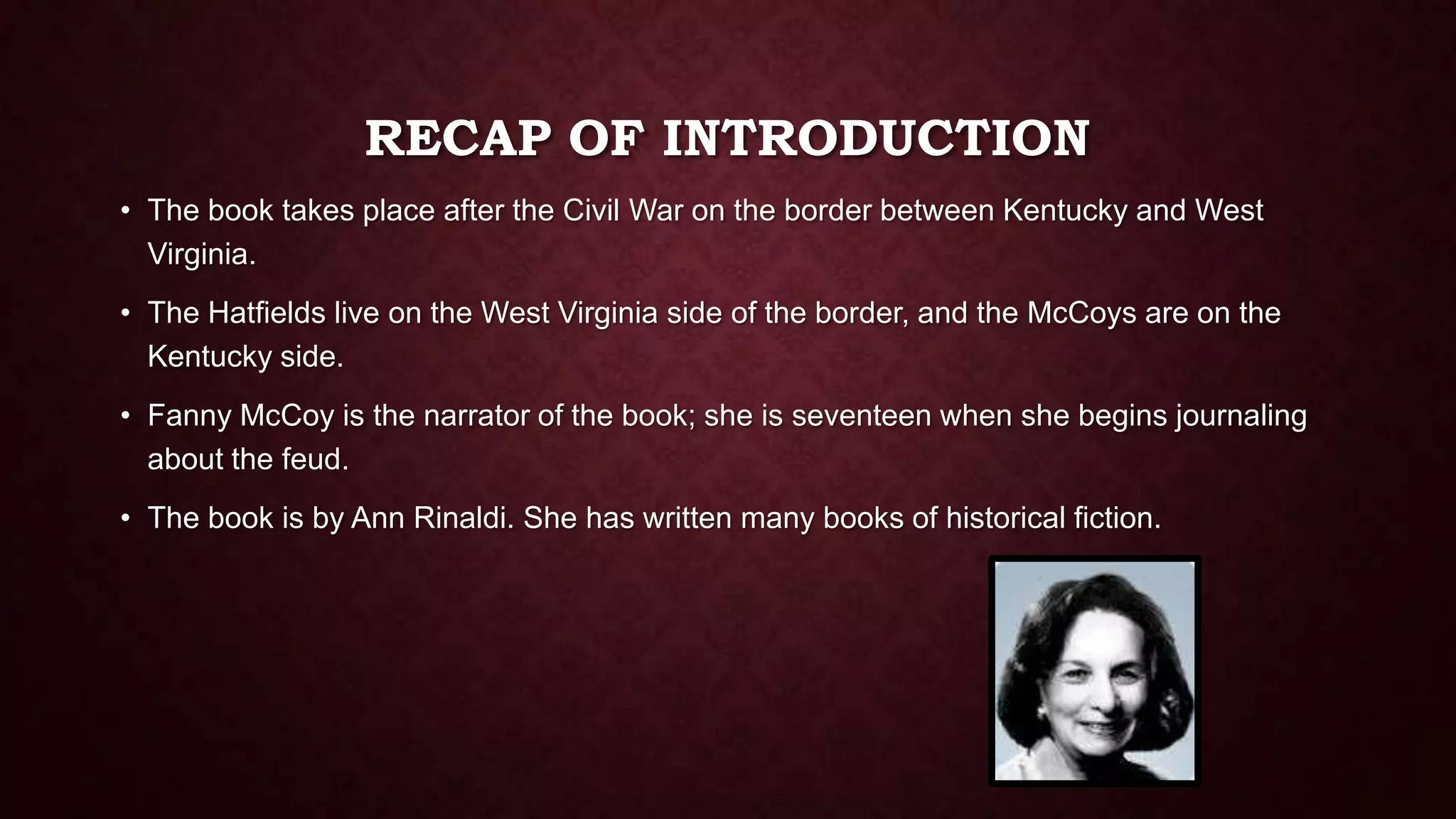 The Coffin Quilt by Ann Rinaldi | PPTX | Books and Literature