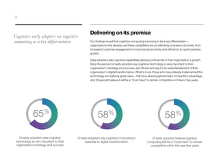 The cognitive advantage insights from early adopters on driving ...