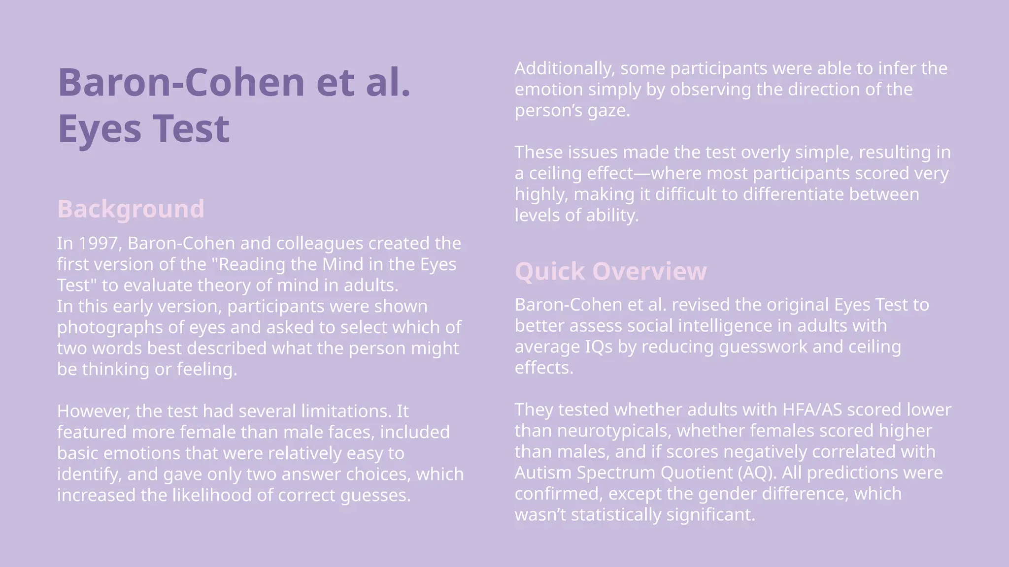 The Cognitive Approach: Experiments and Explanations | PPTX