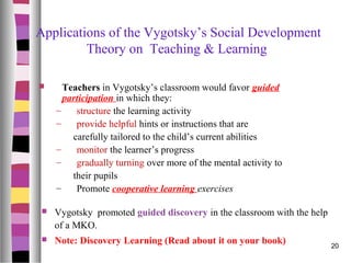 The Cognitive Approach-Vygotsky | PPT