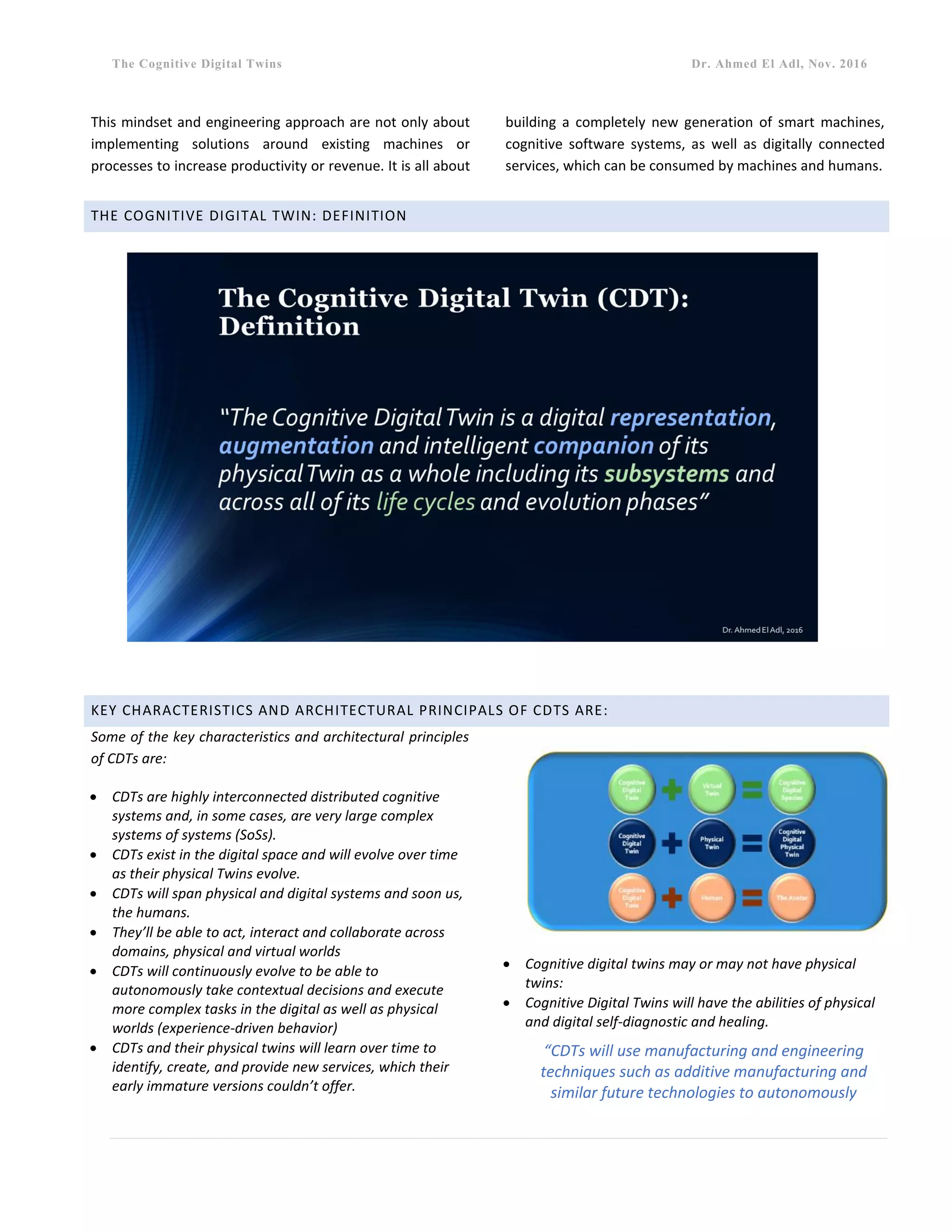 The Cognitive Digital Twin | PDF