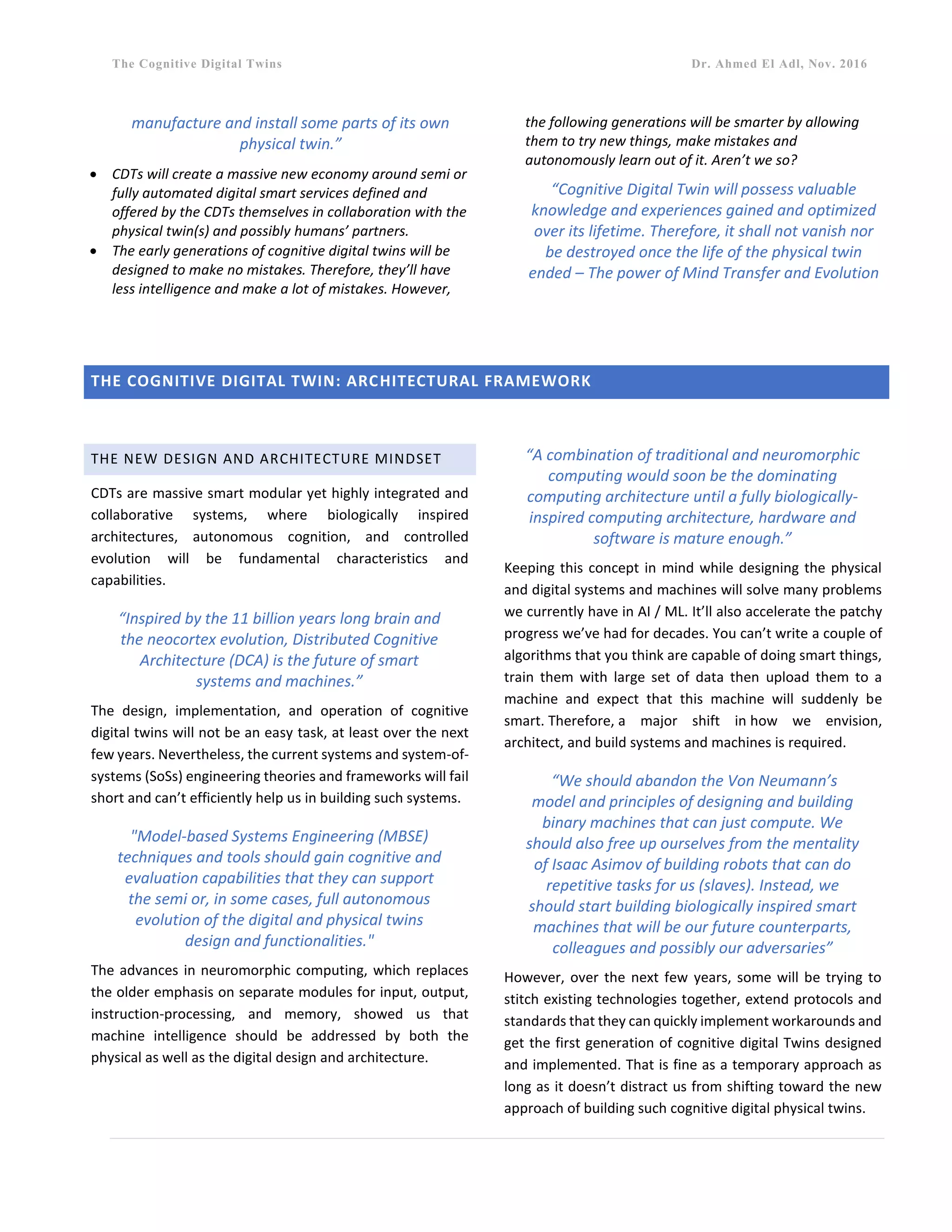 The Cognitive Digital Twin | PDF