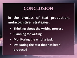 The Cognitive Model of Writing Process | PPTX