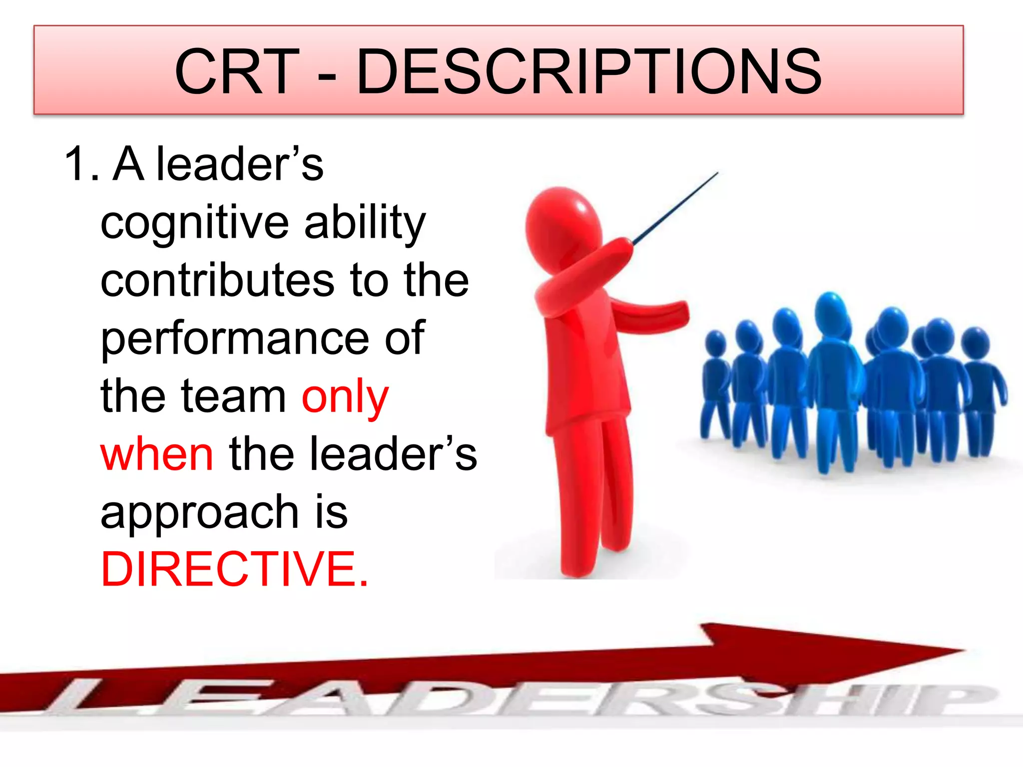 The cognitive resource theory | PPTX