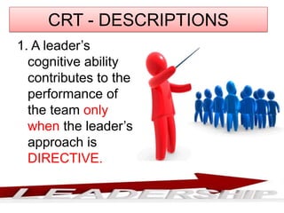 The cognitive resource theory | PPTX