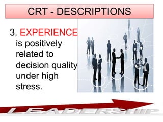 The cognitive resource theory | PPTX