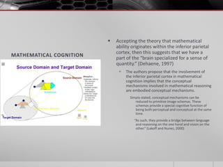 The Cognitive Science of Mathematics | PPTX | Brain and Nervous System Disorders | Diseases and ...
