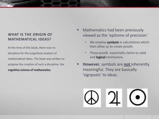 The Cognitive Science of Mathematics | PPTX