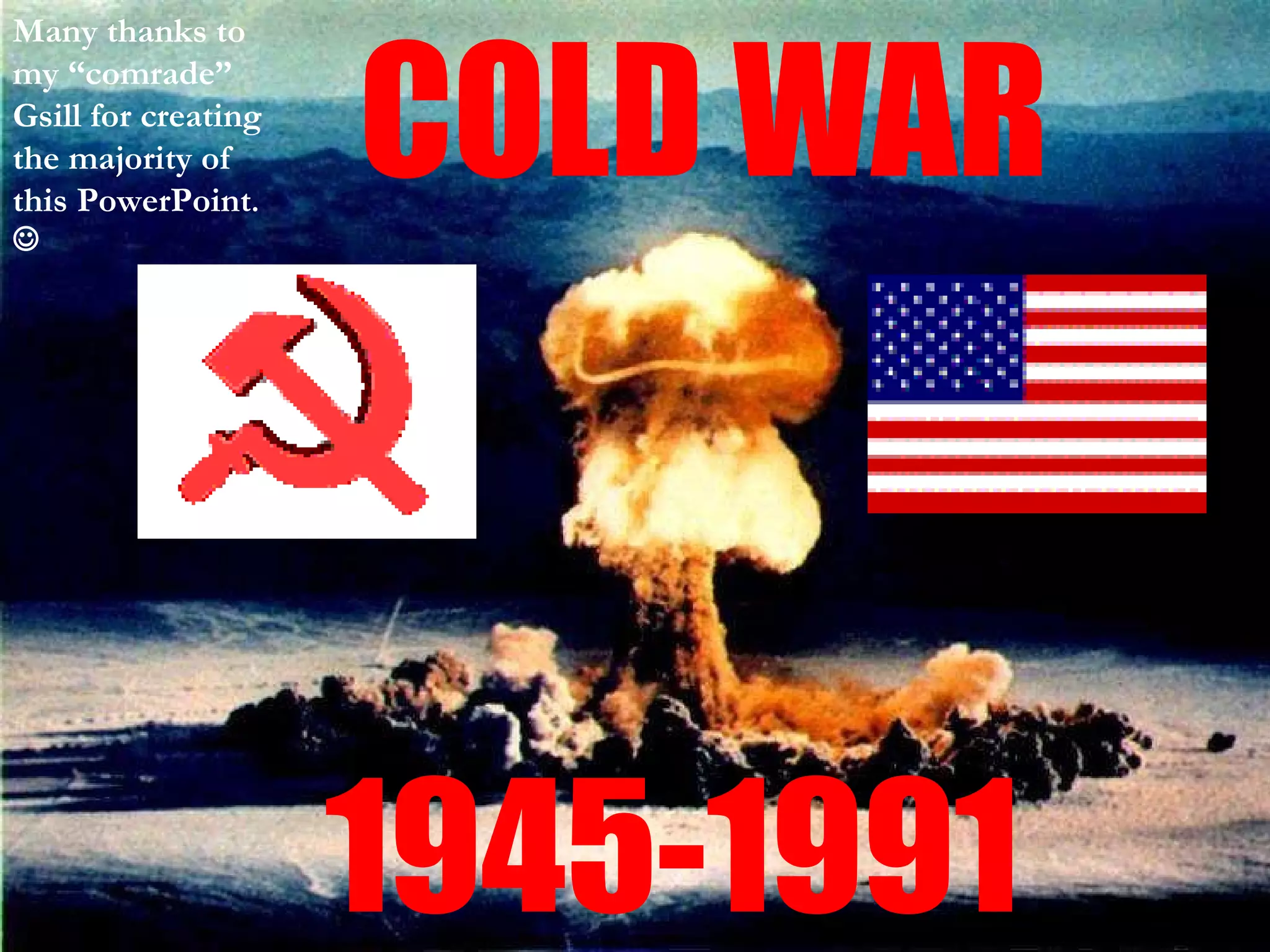 The cold war | PPT
