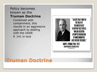 The Cold War: Origins | PPTX