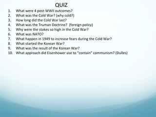 The cold war | PPT