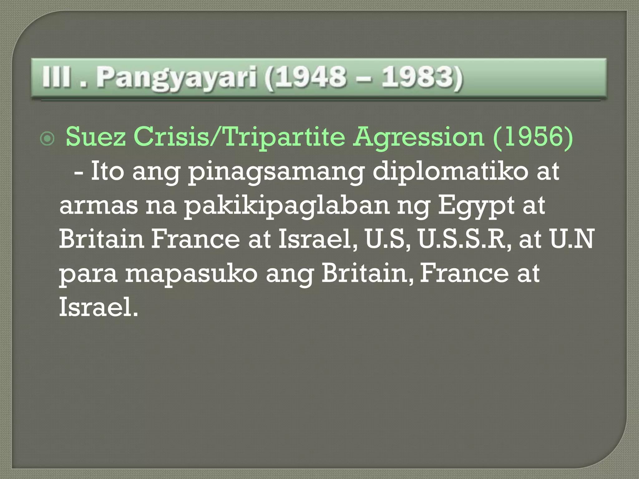 The Cold War (Tagalog) | PPTX