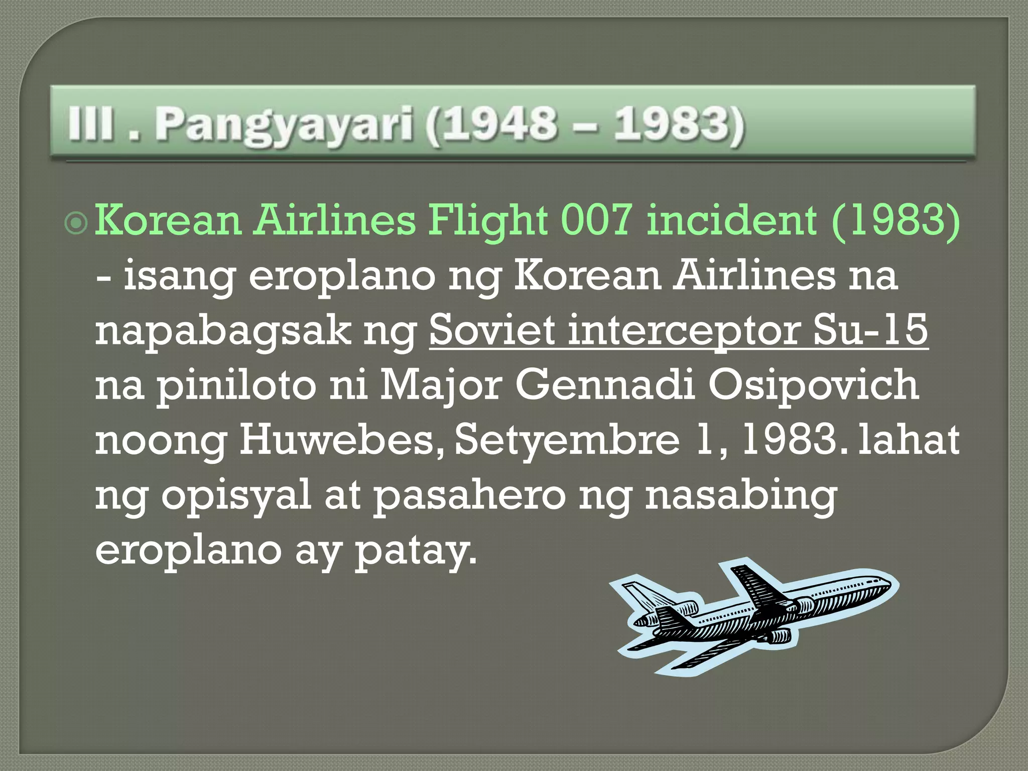The Cold War (Tagalog) | PPTX