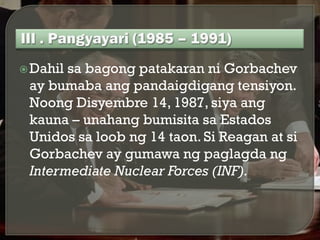 The Cold War (Tagalog) | PPTX