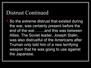 The cold war | PPT | Free Download