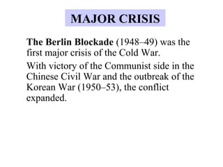 HISTORY YEAR 9 - THE COLD WAR | PPT