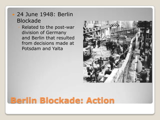 The Cold War: Actions and Reactions | PPTX