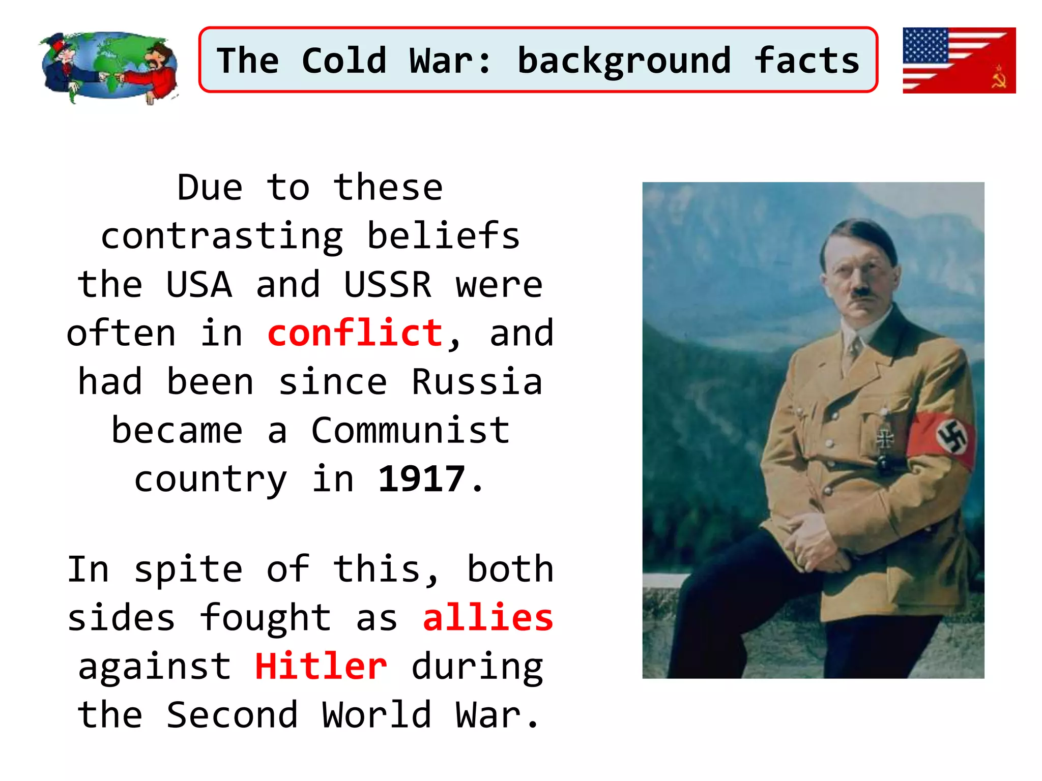 The cold war - background information | PPTX