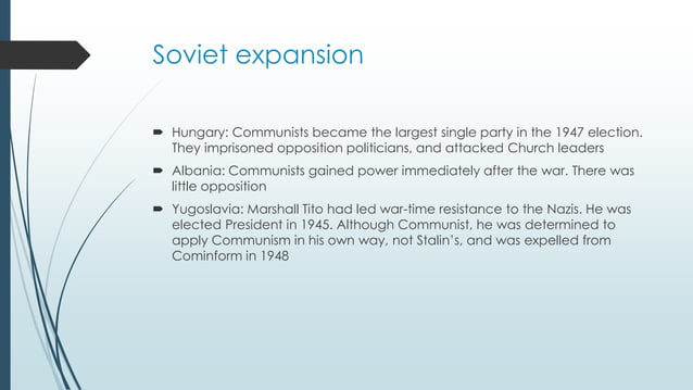 The Cold War - Causes | PPT