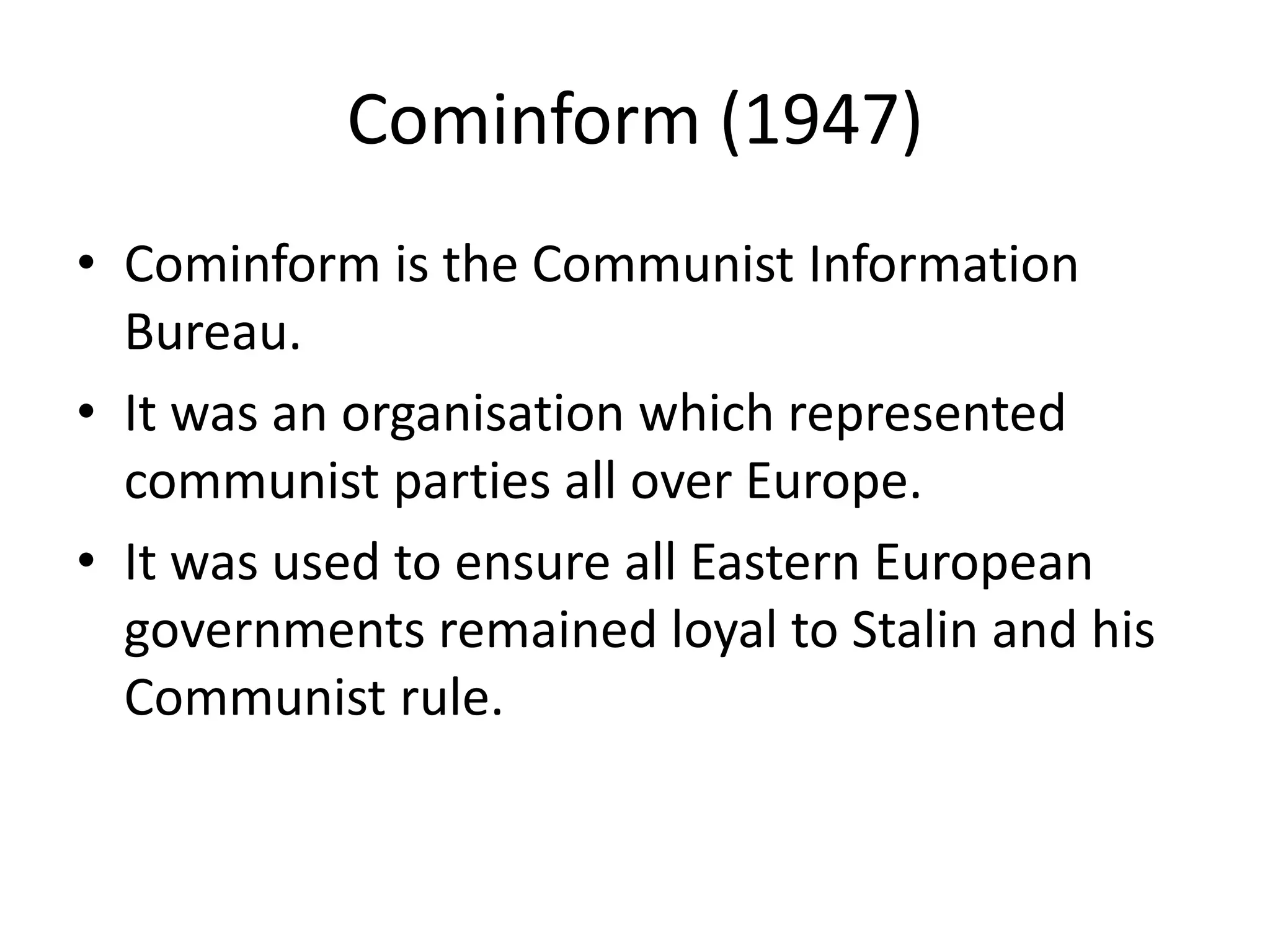 Edexcel, GCSE History: The Cold War 1945-91 | PPTX