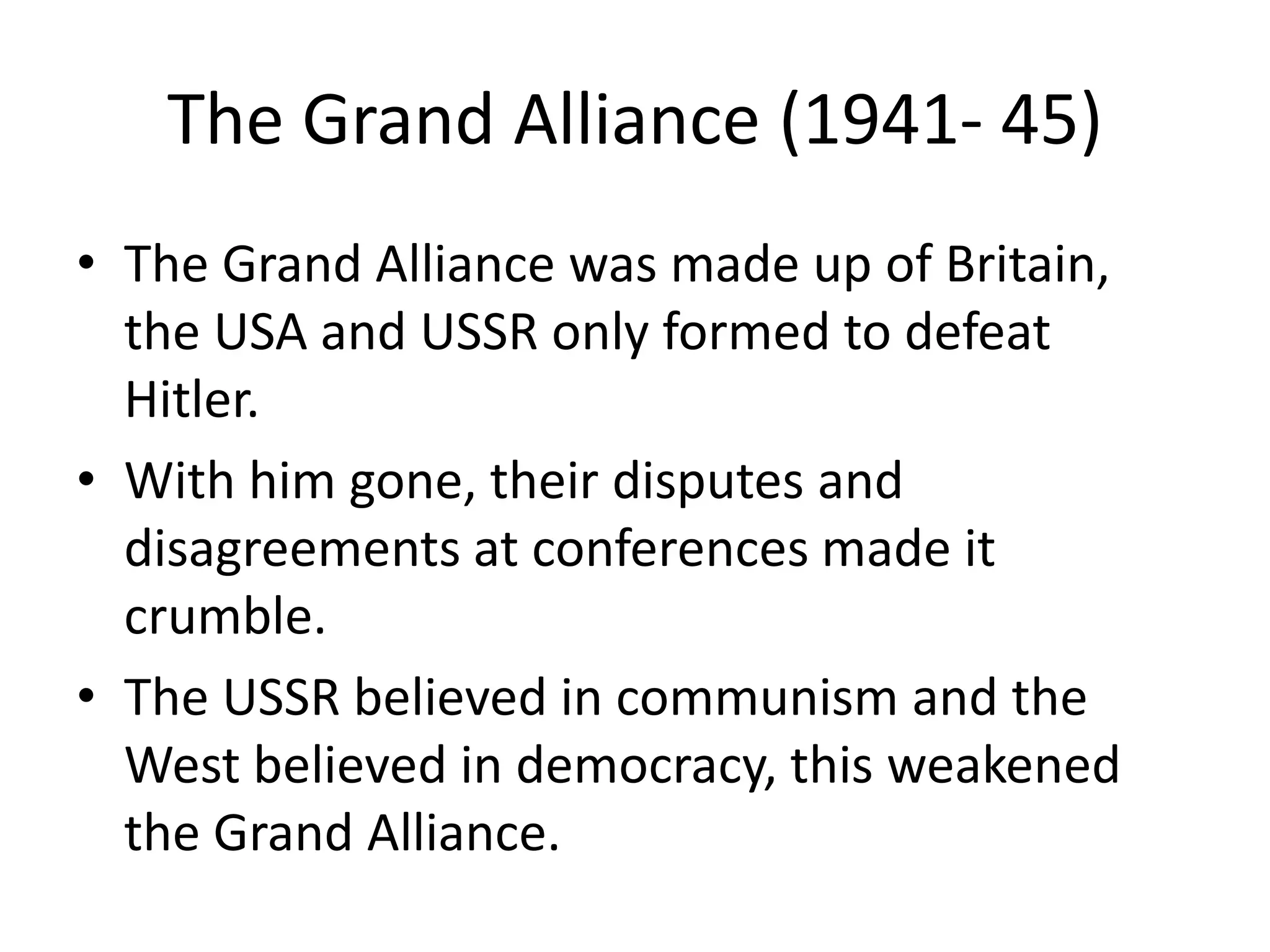 Edexcel, GCSE History: The Cold War 1945-91 | PPTX