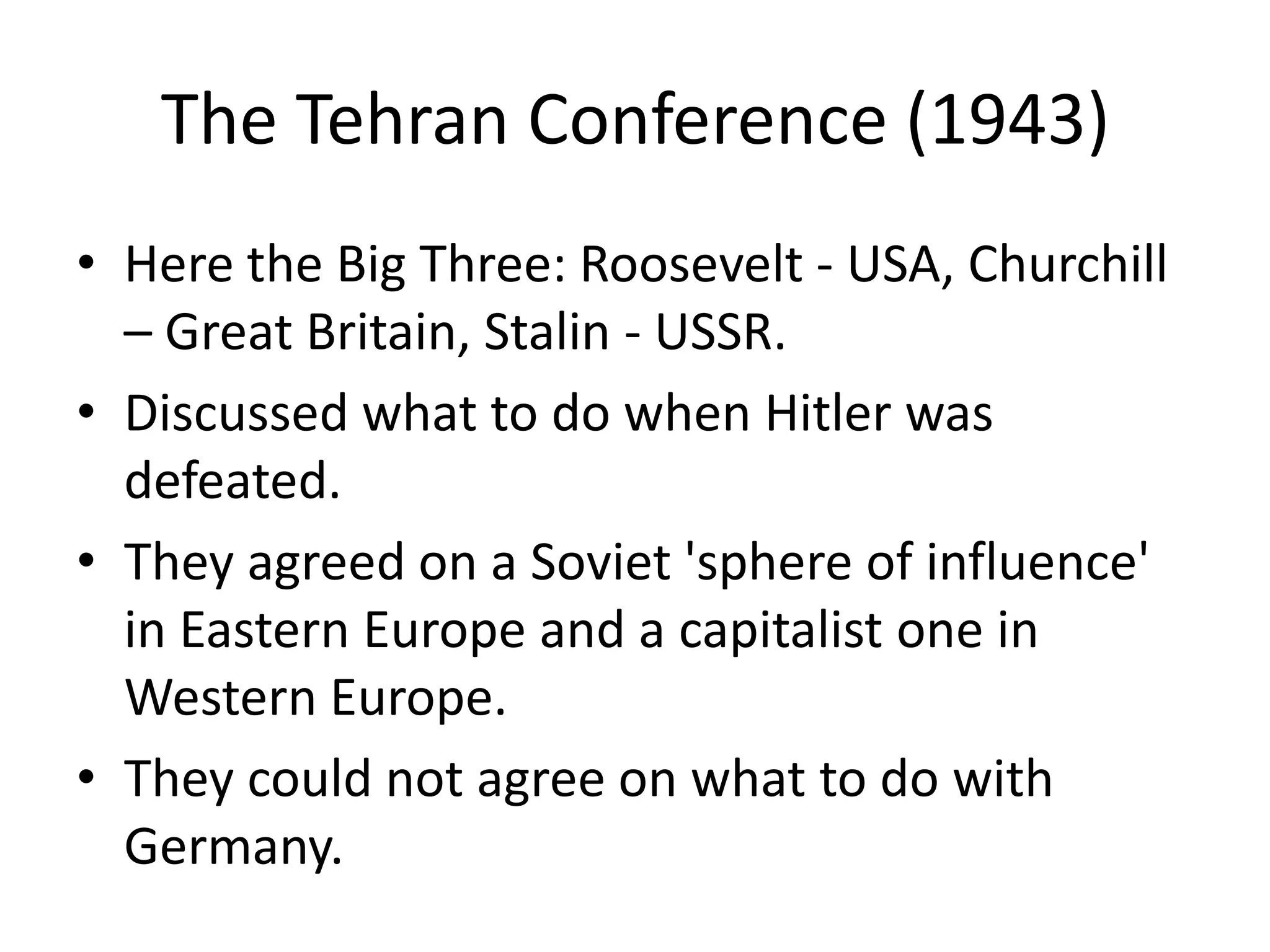 Edexcel, GCSE History: The Cold War 1945-91 | PPTX